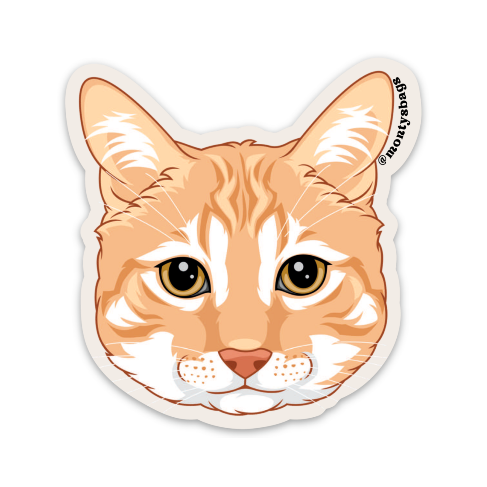 Max Vinyl Sticker - Monty's Compostable Cornstarch Dog Poop Bags ...